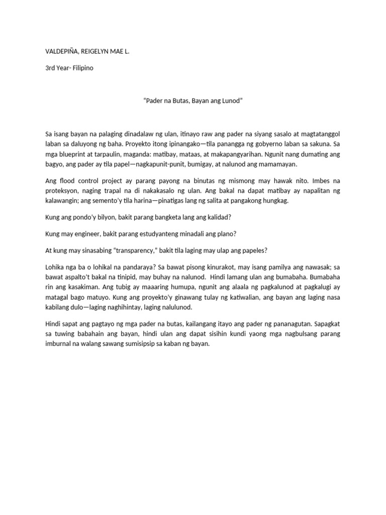Flood | PDF