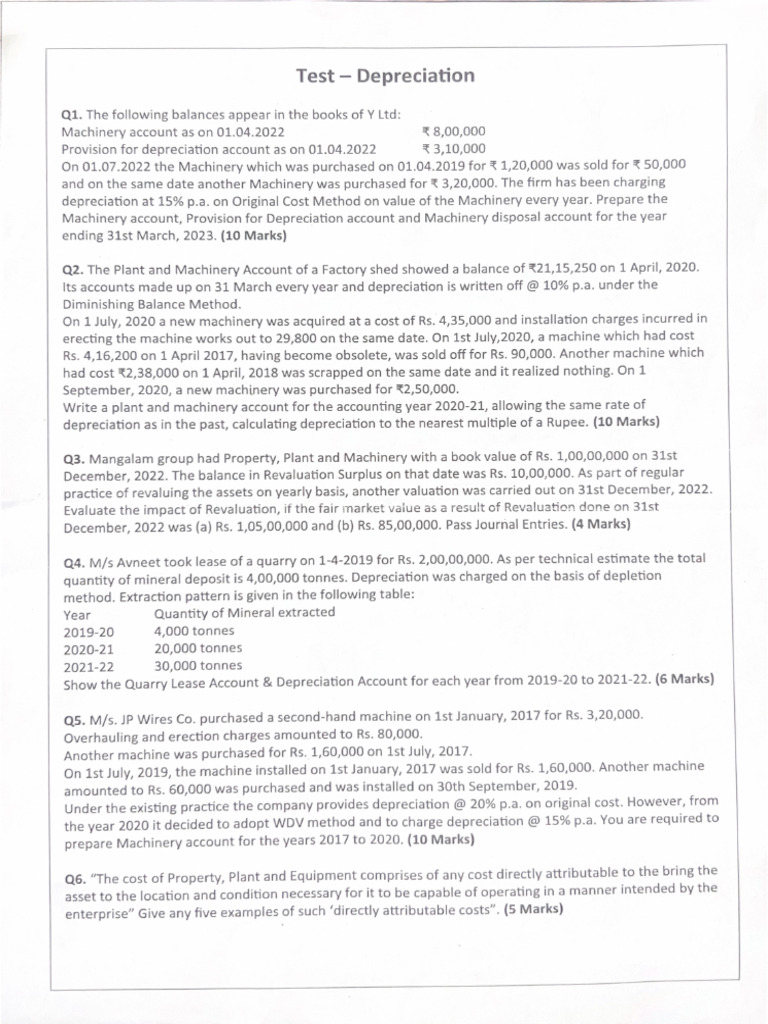 Dep Test | PDF