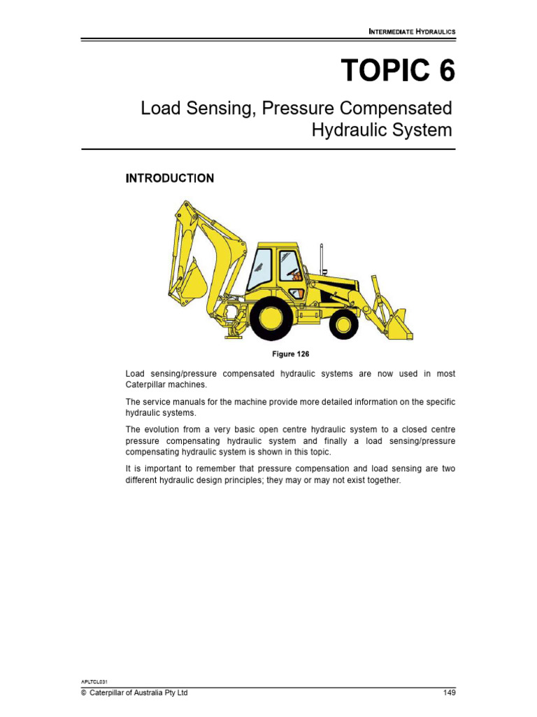 Load Sensing Hydraulic Systems Explained | PDF