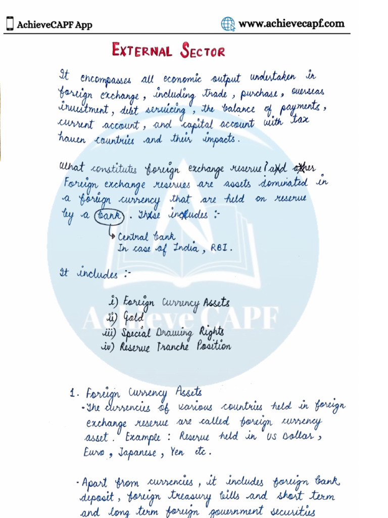 External Sectors | PDF
