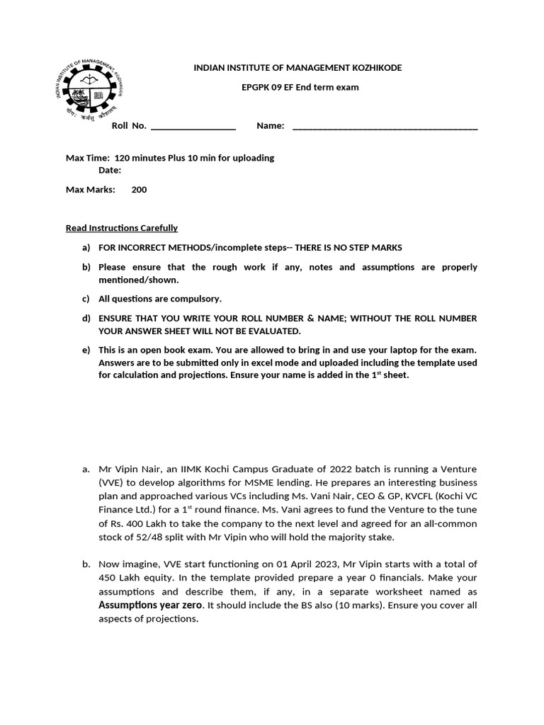 Sample - ET QP EPGPK09 EF | PDF | Equity (Finance) | Corporations