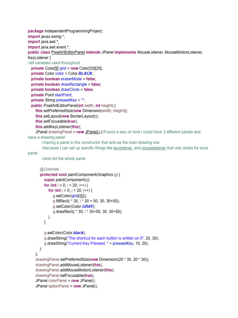 Unit 8 Independent Programming Project | PDF | Java Platform | Graphical User Interfaces