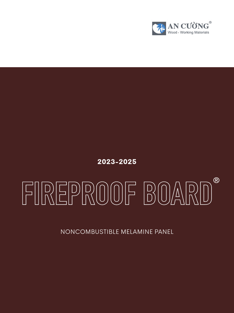 AnCuong - FIREPROOF BOARD | PDF