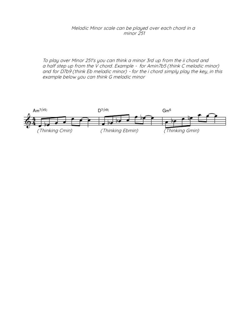 Pattern Over Minor 251 Full Score | PDF