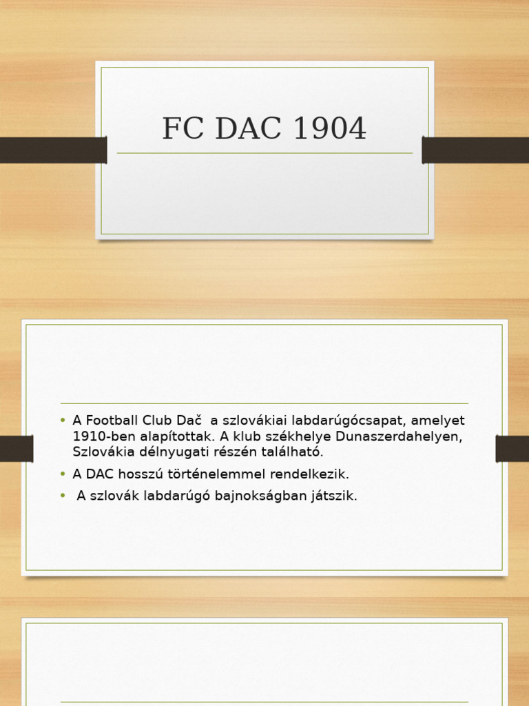 FC Dac | PDF