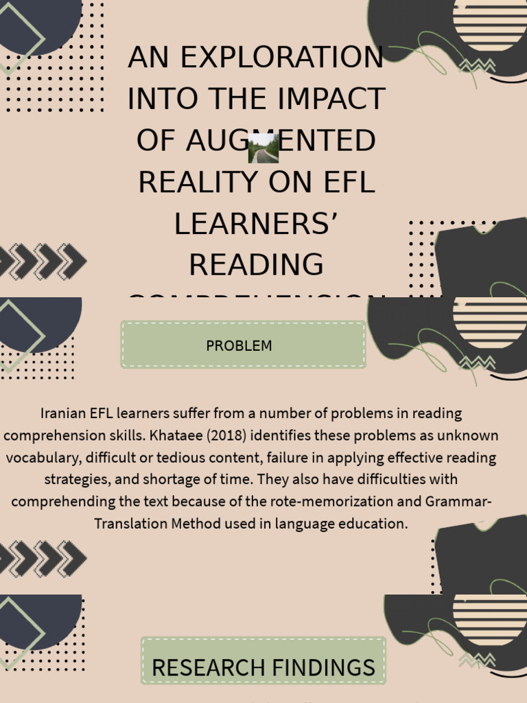 Augmented Reality's Impact on EFL Reading | PDF | Reading Comprehension ...