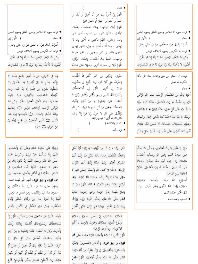 Prosesi Pemberangkatan Umroh Pak Fauzi Asmar Dan Doa Safar New New | PDF