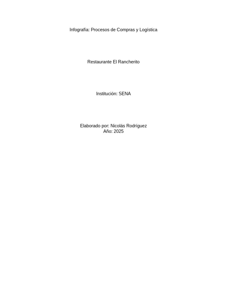 Procesos de Compras y Logística Eficientes | PDF