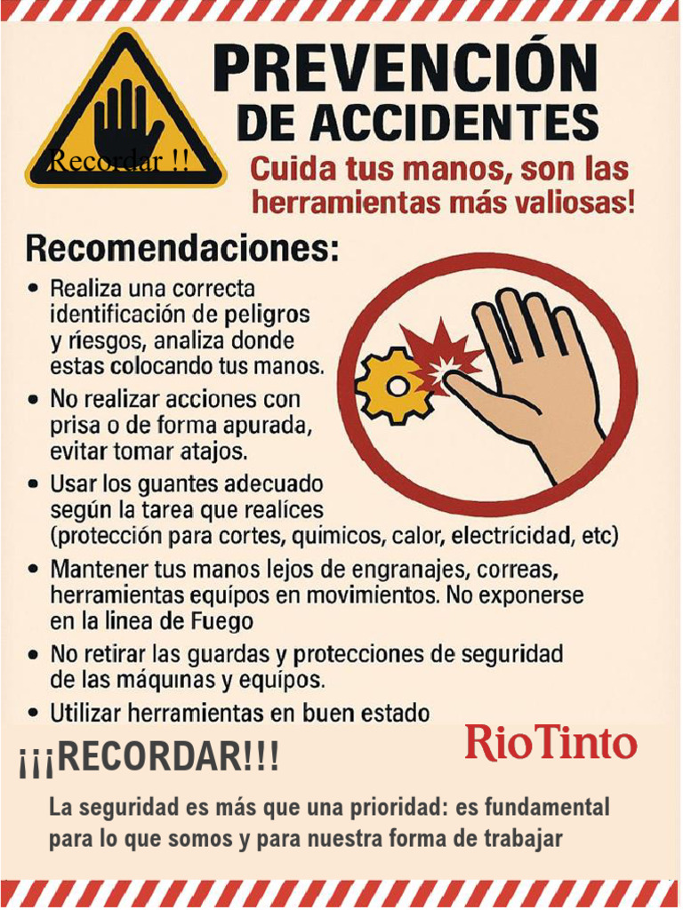 Prevencion de Accidentes de Mano 003 | PDF