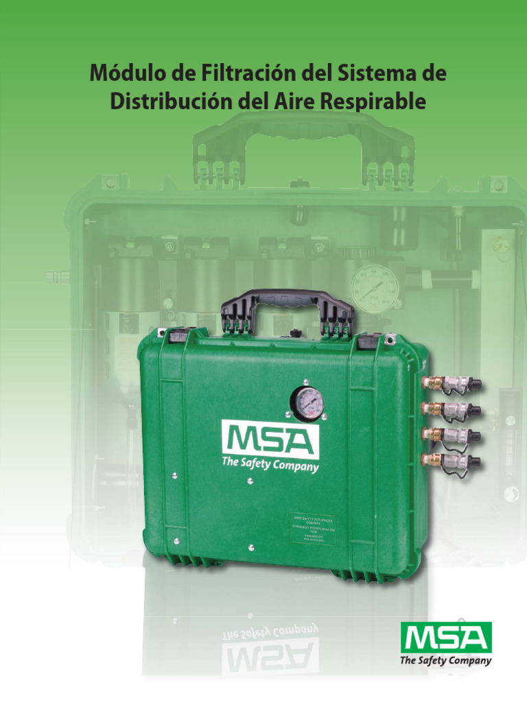 01 - Msa - Breathable Air Distribution System Leakage Module - Es | PDF ...
