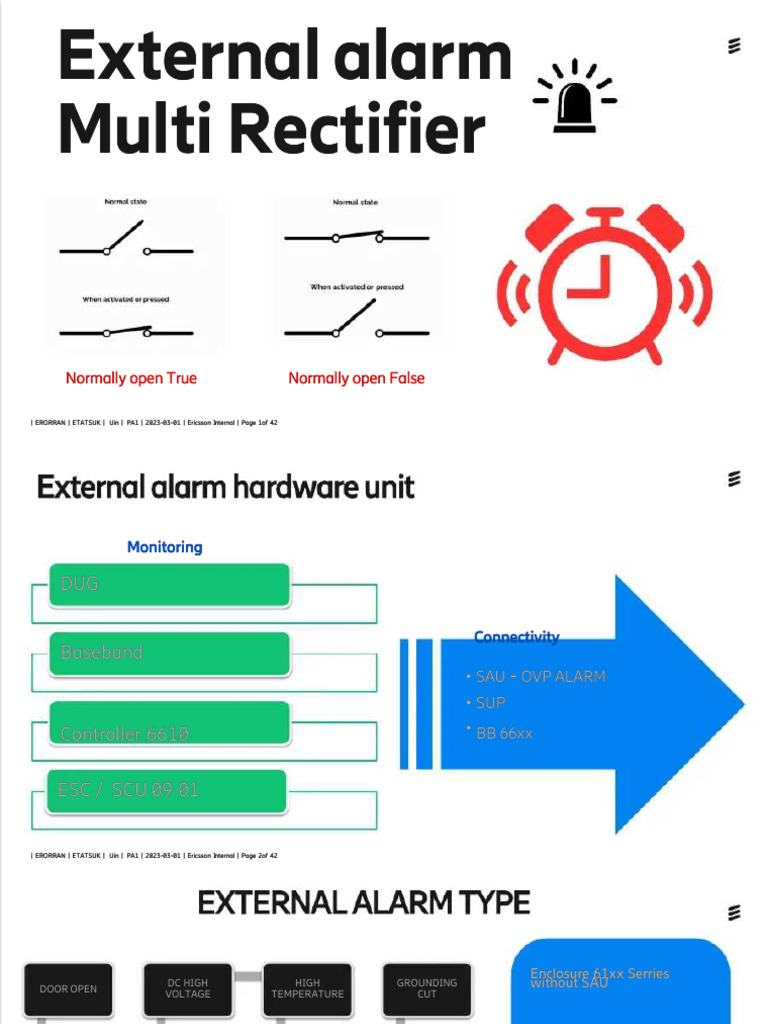PDF External Alarm at Multi Rectifier Compress | PDF | Power ...