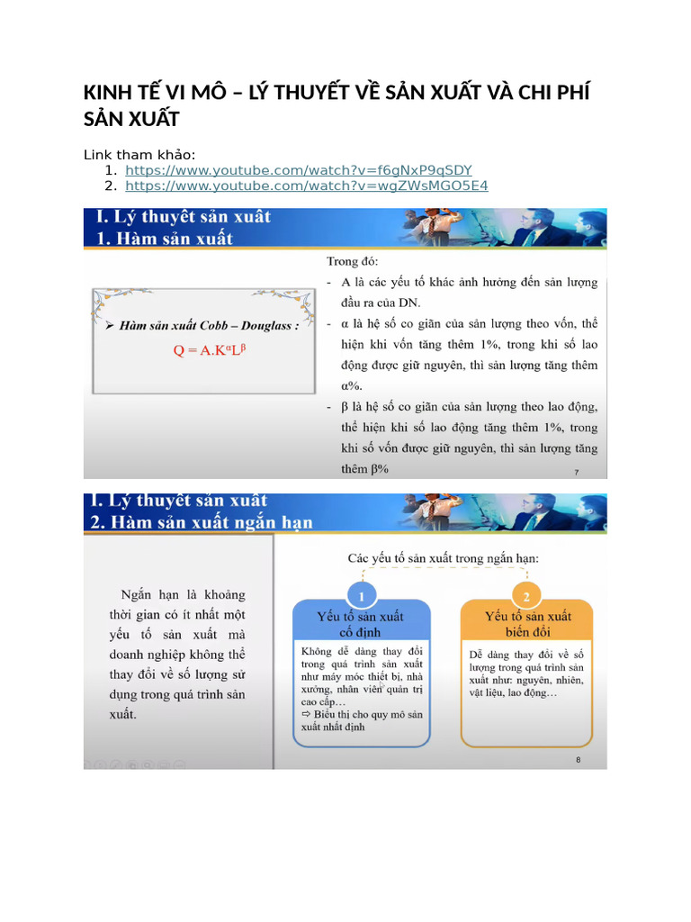 Micro - c4 Ly Thuyet Ve SX Va Chi Phi San Xuat | PDF