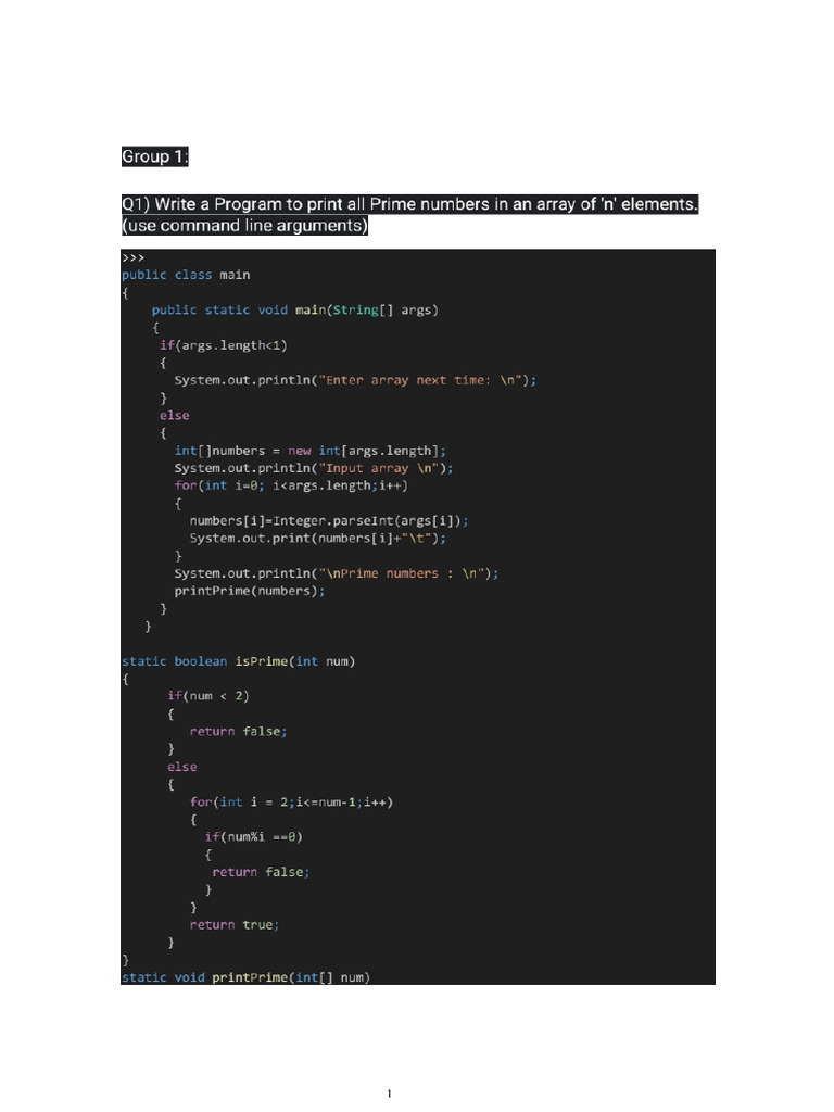 Java Solve Slip | PDF