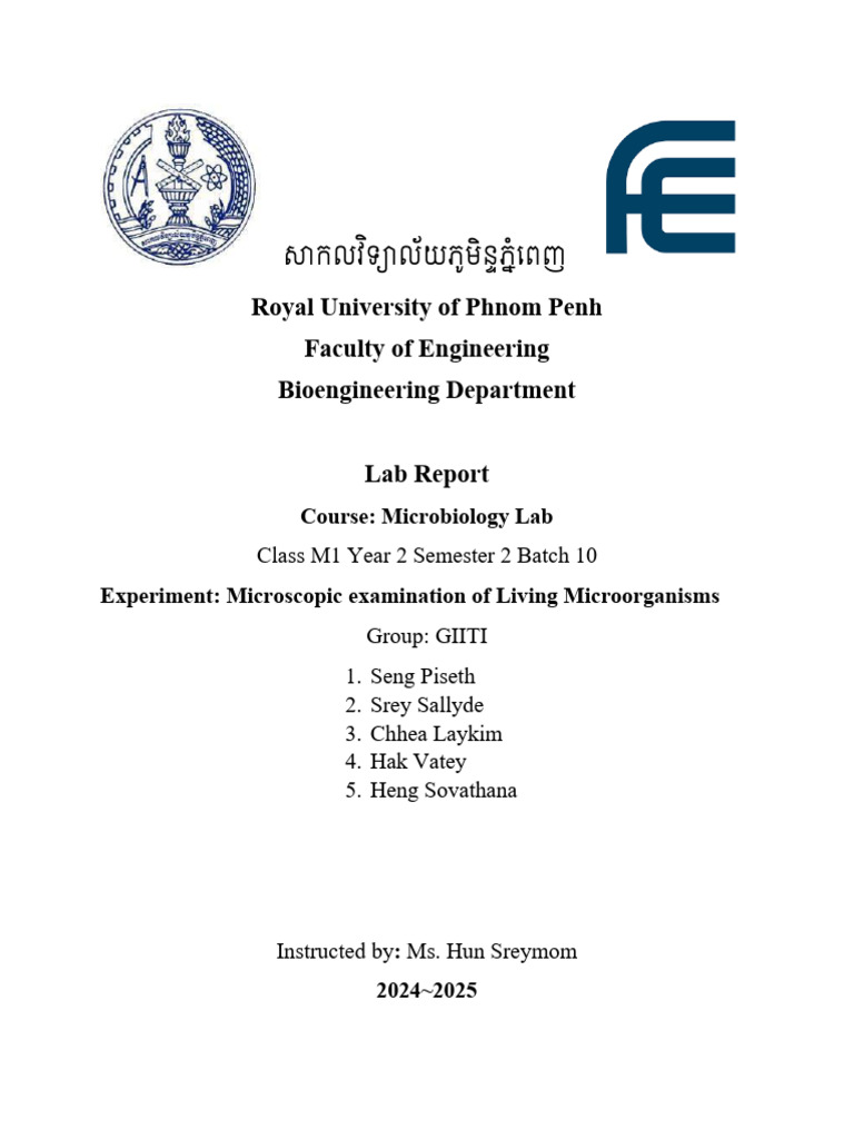 Microscopic Study of Pond Microorganisms | PDF | Protozoa | Algae
