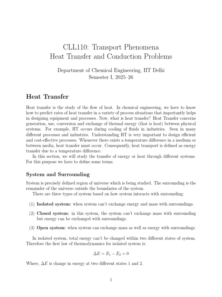 Heat Transport Conduction | PDF | Heat Transfer | Thermal Conduction