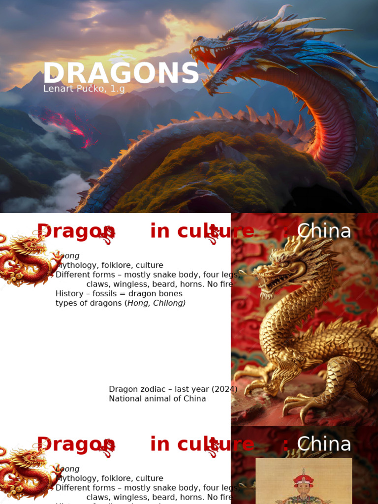 Cultural Significance of Dragons in China | PDF | Dragon | The Lord Of ...