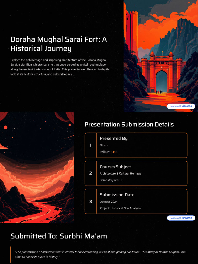 Doraha Mughal Sarai: History & Significance | PDF | Mughal Empire