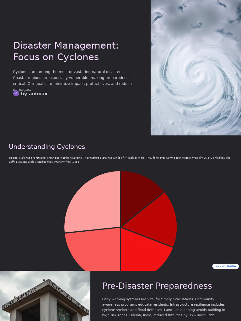 Disaster Management Focus On Cyclones | PDF | Tropical Cyclones ...
