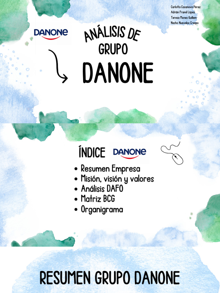 Danone | PDF | Economias | Business