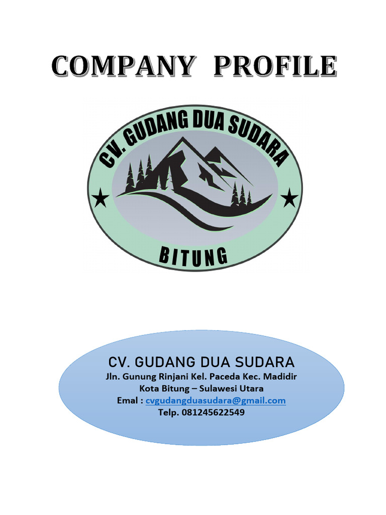 Profil CV. Gudang Dua Sudara Bitung | PDF