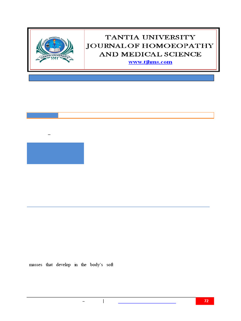 Homeopathy for Ganglion Cysts Explained | PDF | Homeopathy | Pain