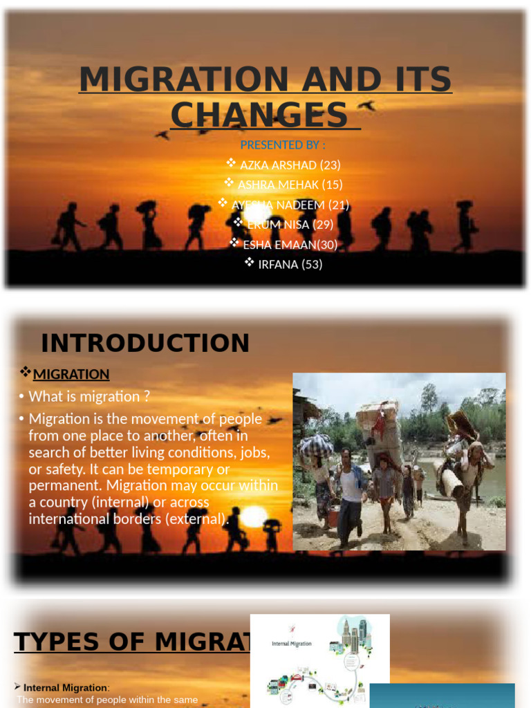 Understanding Migration: Causes and Effects | PDF | Human Migration ...