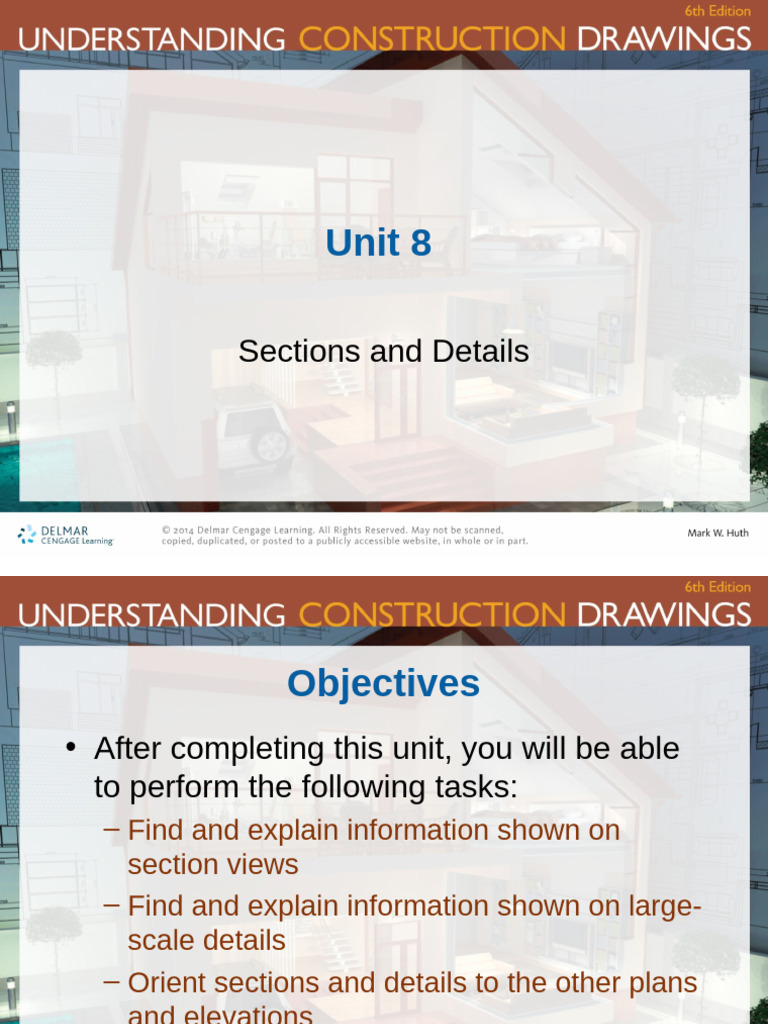 Unit 8 Sections and Details | PDF | Materials | Building Technology