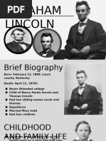 Abraham Lincoln True/False Quiz | PDF