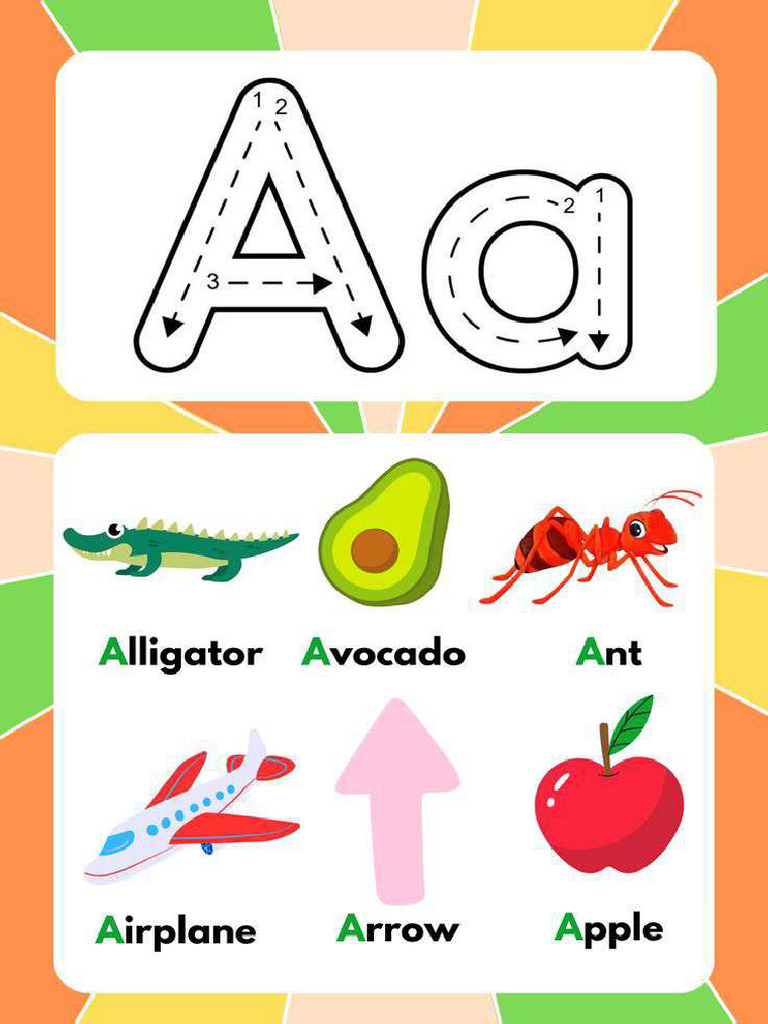 A-Z falsh cards 1 | PDF