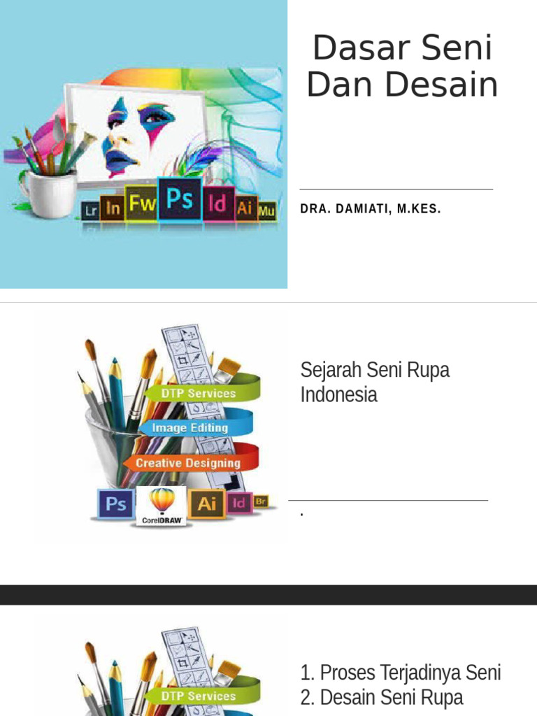 Dasar Seni dan Desain Rupa Indonesia | PDF