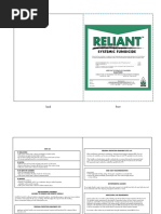 DF Delegate Insecticide Label English | PDF | Pest Control | Onion