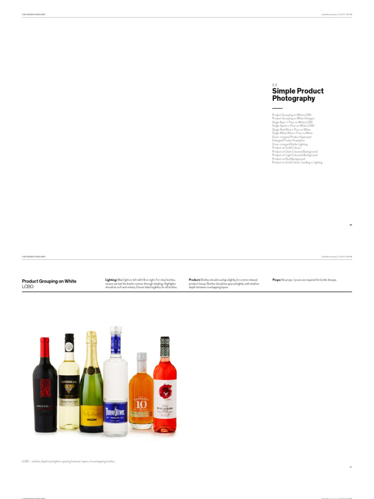 Lcbo Brandguidelines Productphotography | PDF | Beer | Vintage
