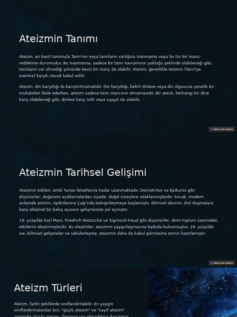 Ateizmin Tanimi | PDF