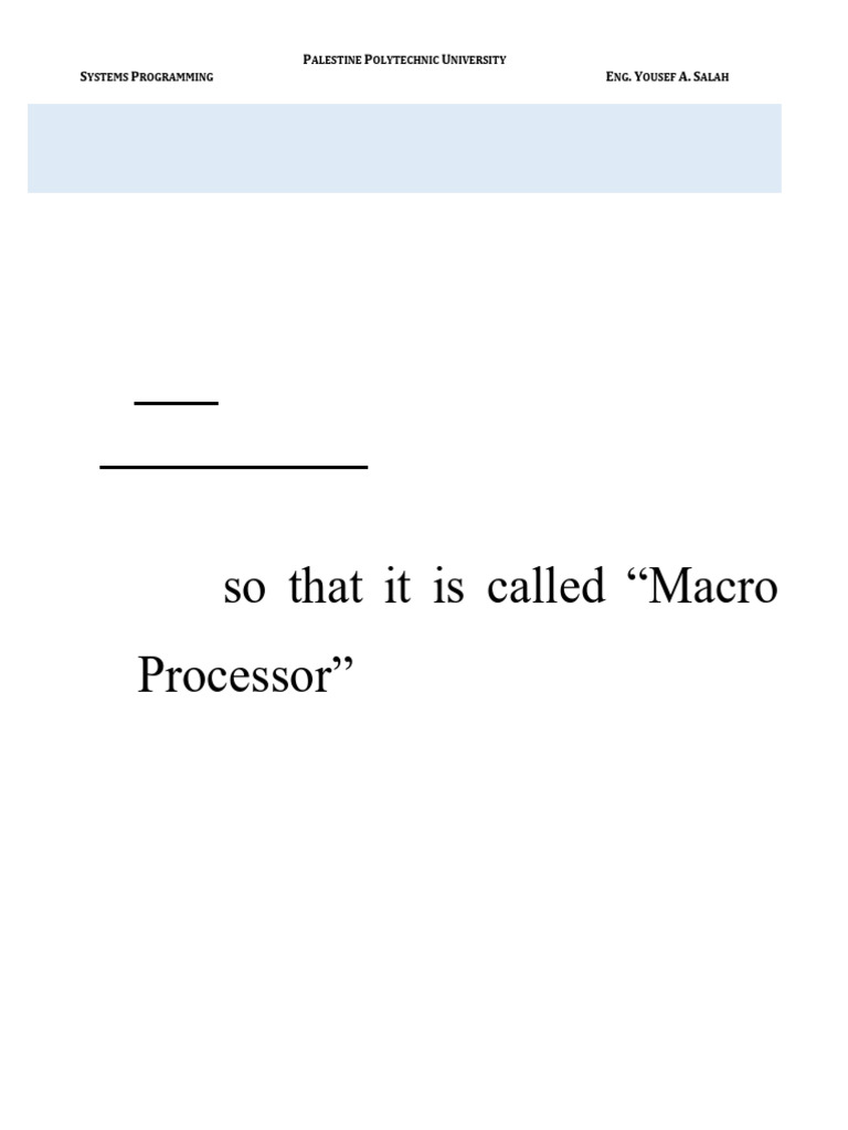 SP Material 2025 CH4 MacroProcessors 2025 | PDF | Parameter (Computer Programming) | Macro ...