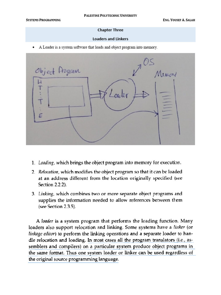 SP Material 2025 CH3 Loaders and Linkers 2025 | PDF | Library ...