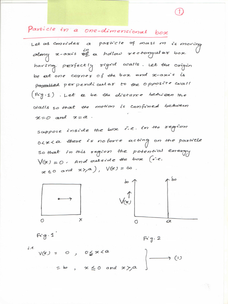 1D Box | PDF
