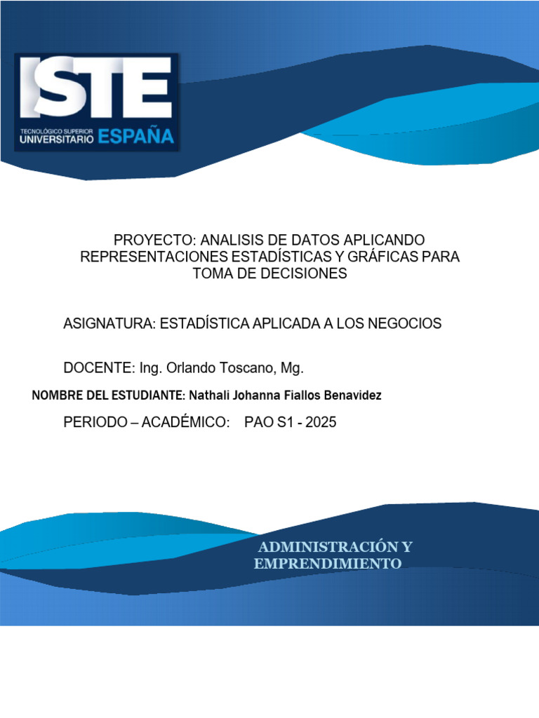 Fiallos Benavidez Nathali Johanna Proyecto Avance Semana 4 | PDF ...