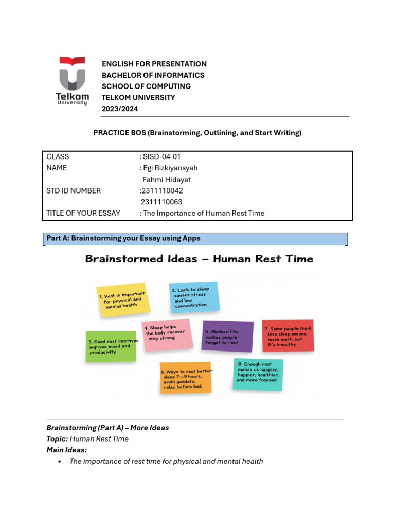 The Importance of Human Rest Time | PDF | Sleep | Sleep Deprivation
