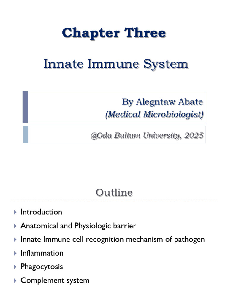 @C-3 Innate Immune System | PDF | Complement System | Inflammation