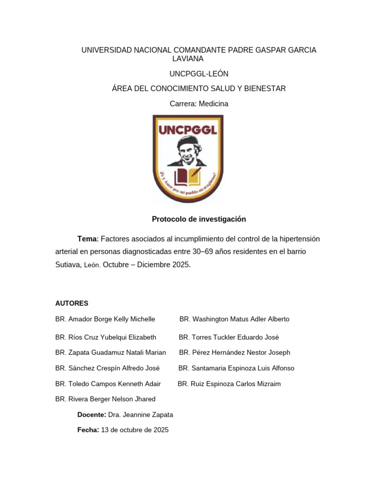 Protocolo HTA 2025 Corregido | PDF | Hipertensión | Especialidades Medicas