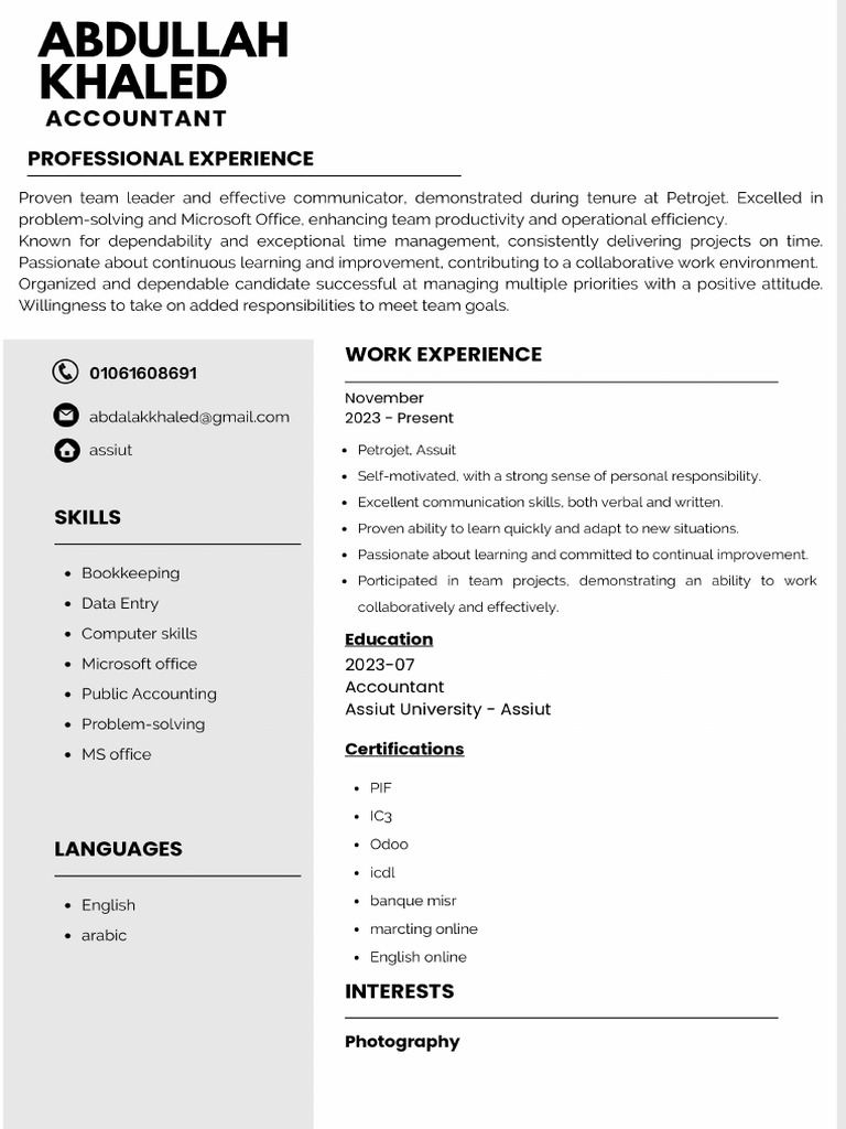 Abdullah-Khaled - Cv..... | PDF