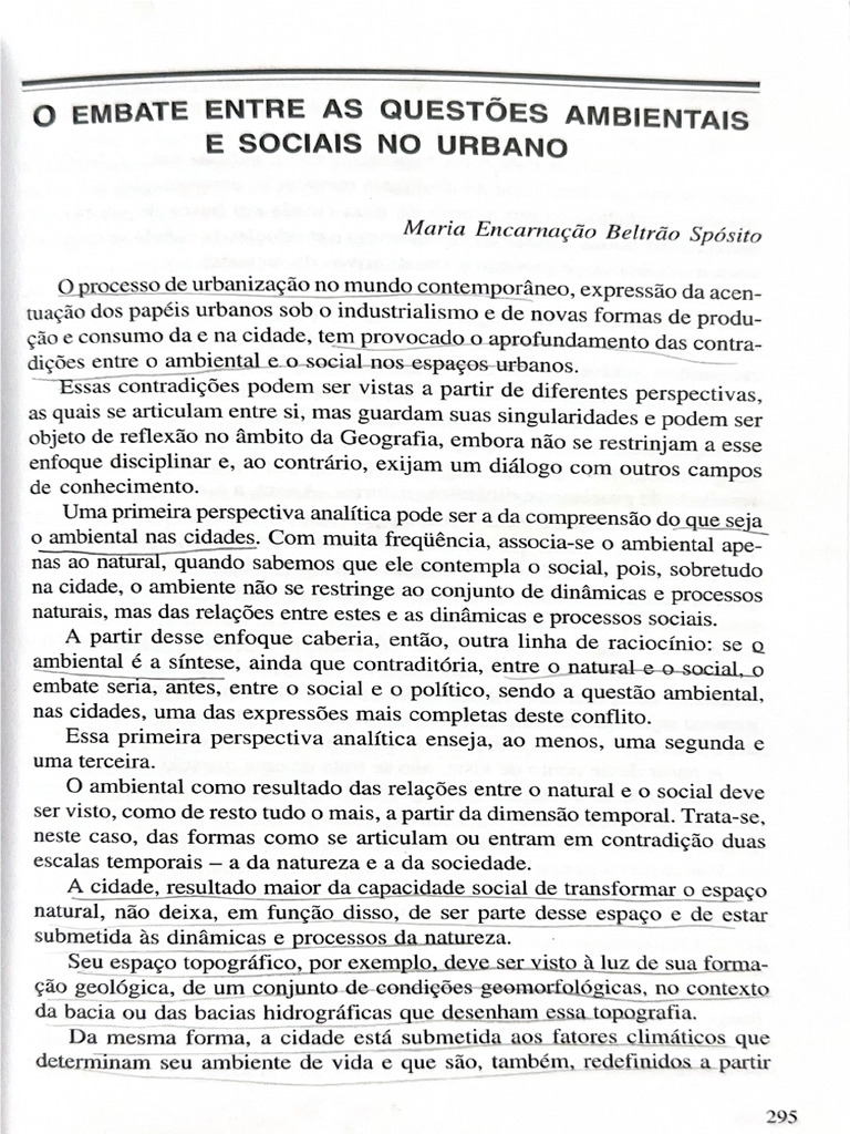 O Embate Entre As Questões Ambientais | PDF
