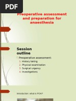 Pre-Operative Assessment Template | PDF | Surgery | Anesthesia