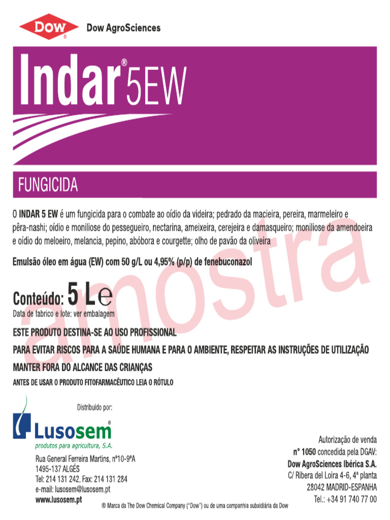 Fungicida Indar 5ew 5l | PDF
