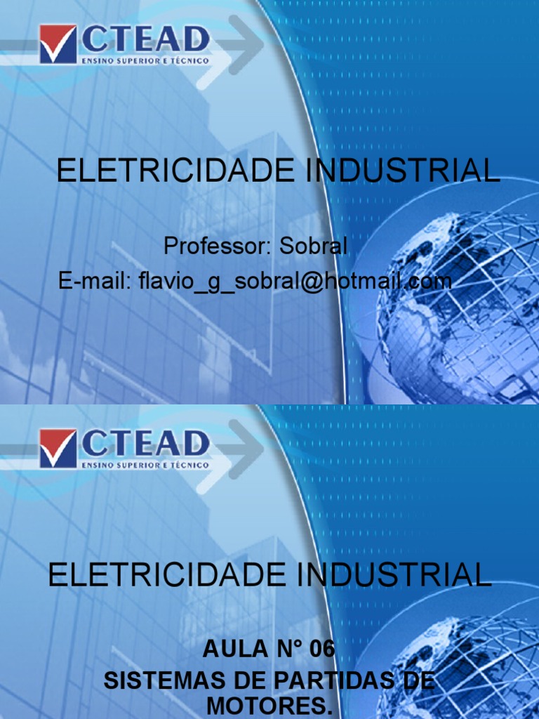 Aula - 06 Eletricidade Industrial | PDF | Eletricidade | Corrente elétrica