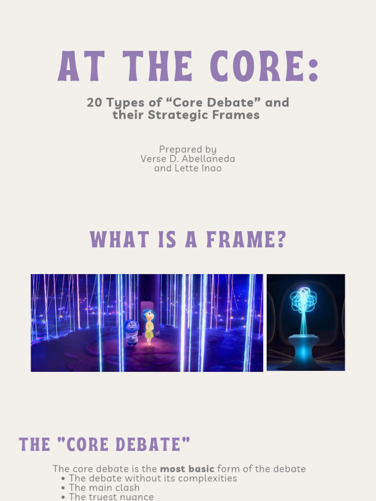 20 Core Debate Types & Strategies | PDF | Crimes | Crime & Violence