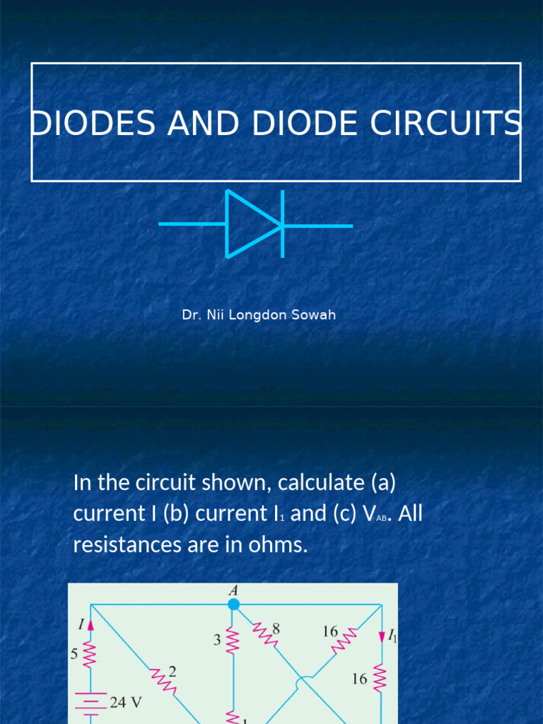 Diodes Nii | PDF | P–N Junction | Diode