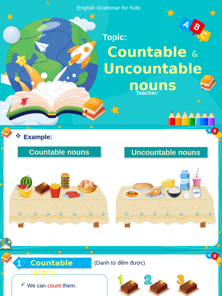 Countable vs Uncountable Nouns Guide | PDF | Noun | Language Mechanics