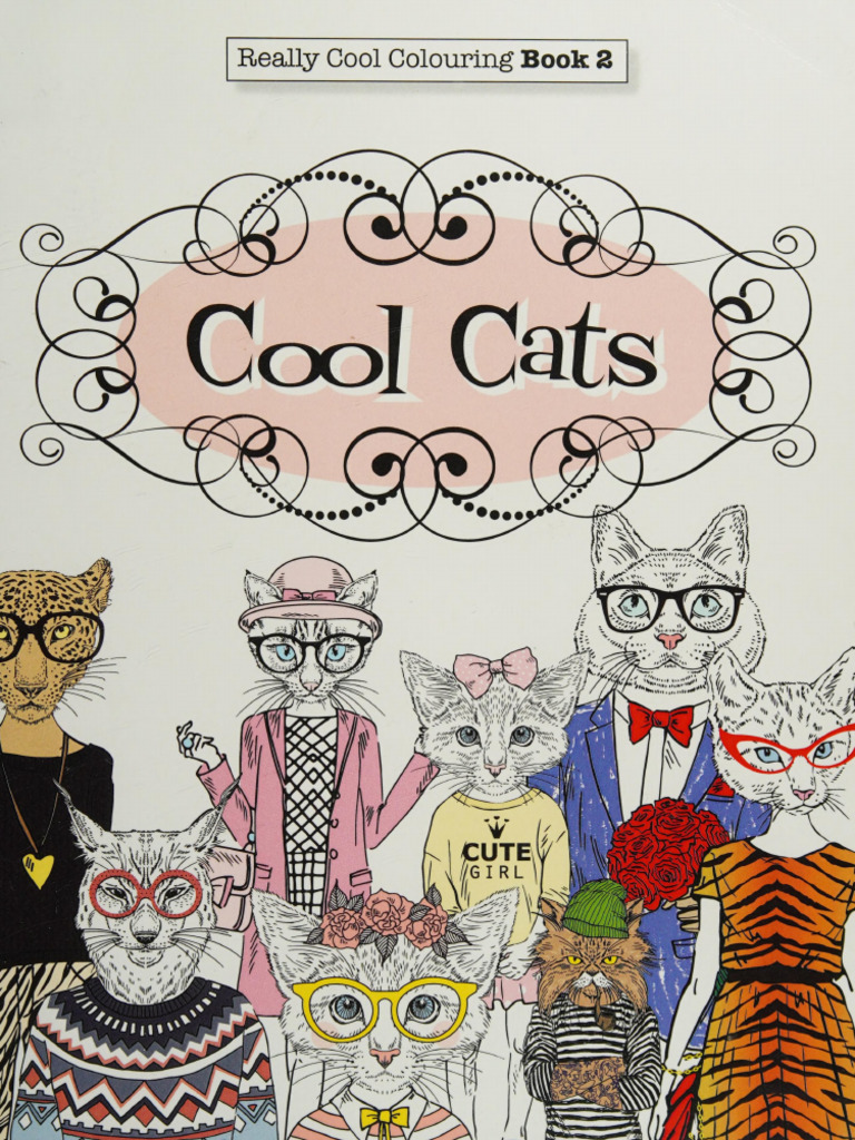 Cat Park2 Really Cool Colouring Book 2 Cool Cats | PDF