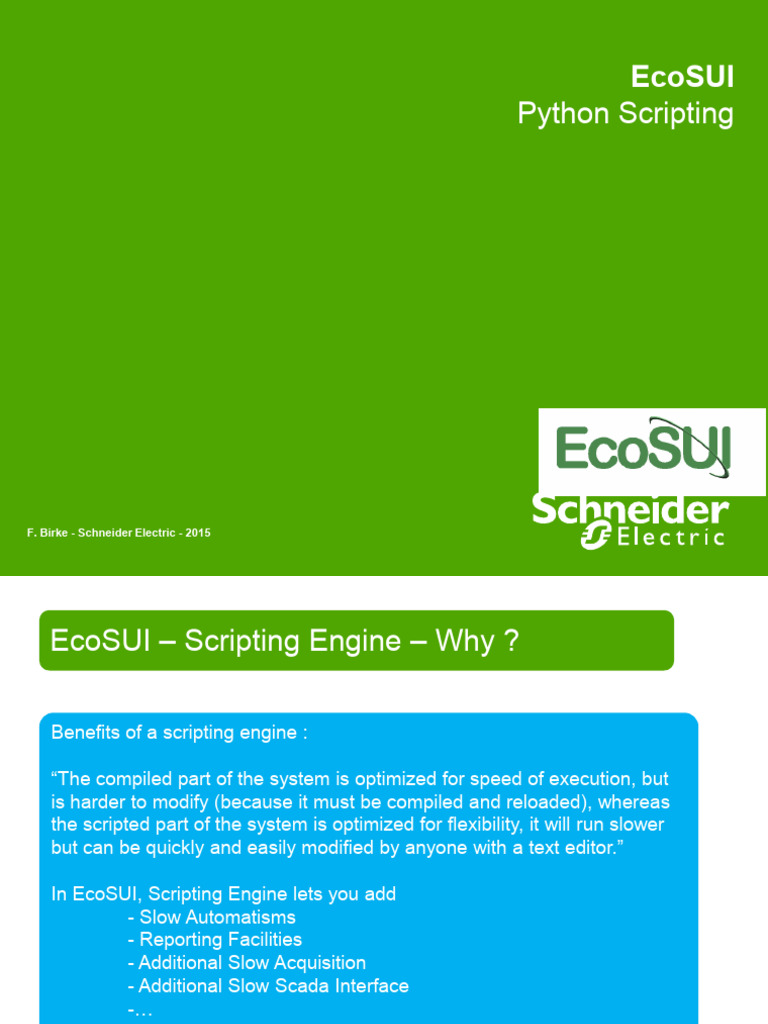 05 EcoSUI - Python Scripting - Rev0 | PDF | Boolean Data Type | Integer ...